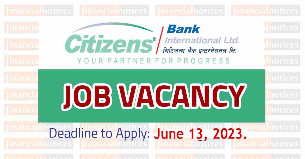 Banking Career Opportunity Citizens Bank Int'l