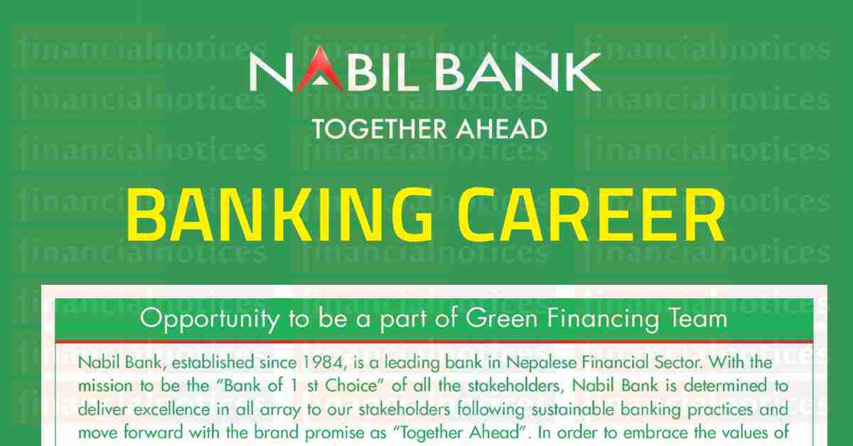 Nabil Career Opportunity! Nabil Bank