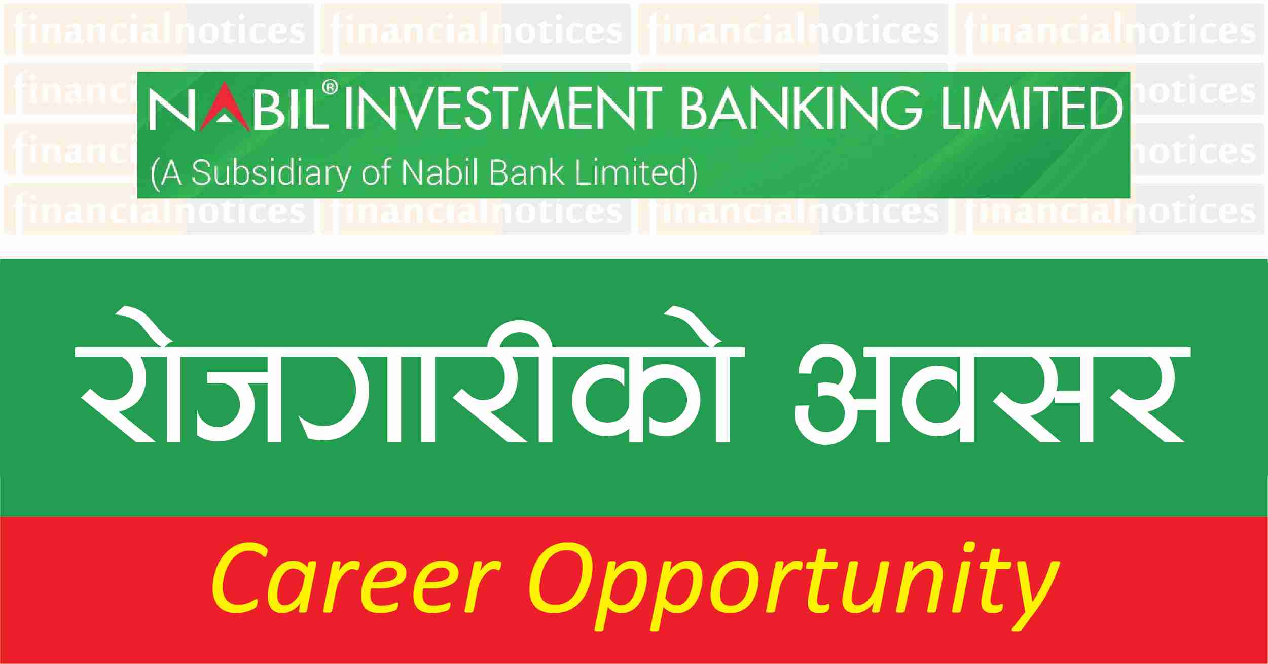Career Opportunity Nabil Investment
