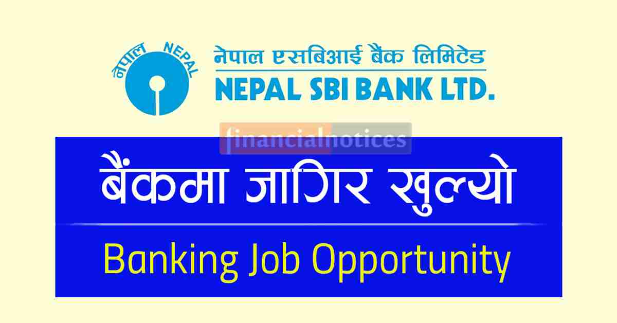 CAREER OPPORTUNITIES AT NEPAL SBI BANK LIMITED Nepal SBI Bank