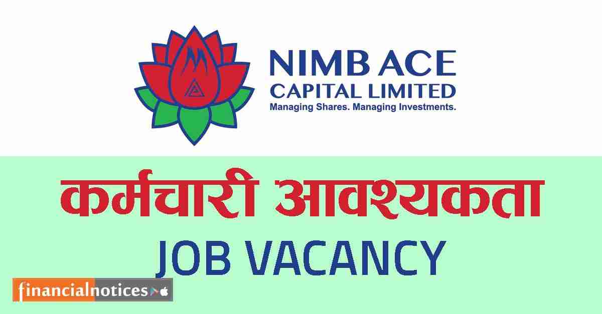 JOB VACANCY - NIMB Ace Capital