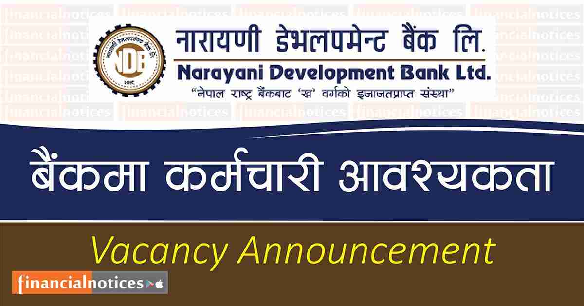 नारायणी डेभलपमेण्ट बैंकमा जागिर खुल्यो - CAREER OPPORTUNITY Narayani ...