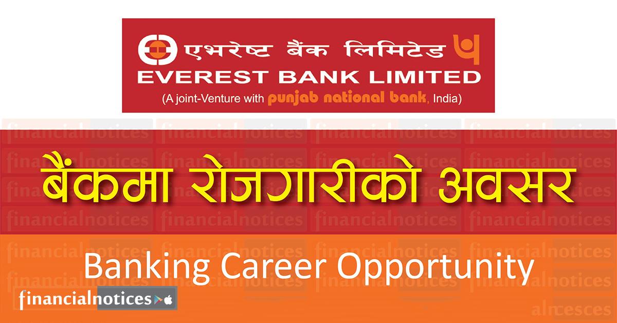Everest Bank Limited Opens Vacancies for Experienced Banking ...