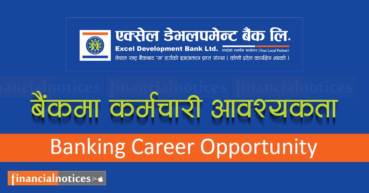 Excel Development Bank Ltd. Opens Applications for Cluster Head ...