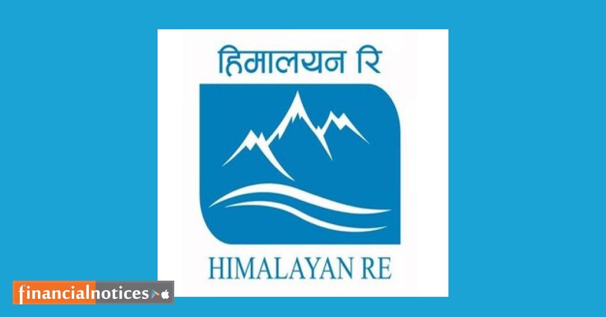 हिमालयन रिइन्स्योरेन्सको लक इन अवधि समाप्त हुने बारे सूचना Himalayan Re ...