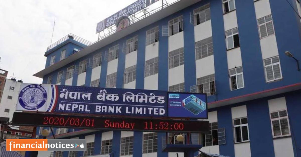 नेपाल बैंकको धितोमा रहेको सुरक्षण गोप्य शिलबन्दी बोलपत्र मार्फत् लिलामी ...