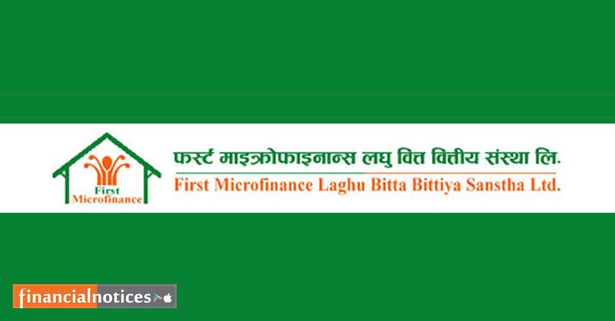 Notice About Appointment of Director of First Microfinance Laghubitta ...