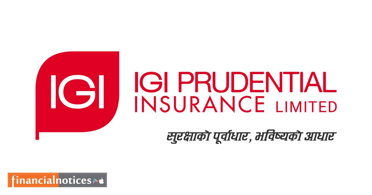 Notice About 27th Annual General Meeting IGI Prudential Insurance