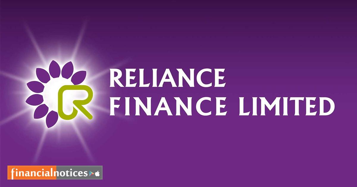 सूची दर्ता गर्ने बारे सूचना Reliance Finance