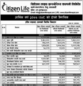 Citizen Life Insurance Company Ltd